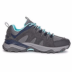 Eddie Bauer Roseburg Low Women's Hiking Shoes | Water Resistant Lightweight Mountain Hiking Shoes for Women | Ladies All Weather Outdoor Ankle Height Hiker Grey