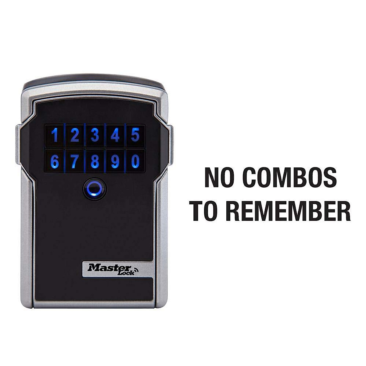 Master Lock Digital Lock Box for Keys with Code, Electronic Wall Mount Key Safe with Bluetooth Connection to iOS/Android App and Sharable Keypad Codes, 3-1/4 Inches Wide, ‎5441EC