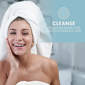 Eva Naturals Glycolic Acid Face Wash - Glycolic Acid Cleanser for Face - Glycolic Acid Wash - Glycolic Face Wash - Glycolic Cleanser for Face for Wrinkles & Fine Lines, Blackheads & Acne (6 Fl Oz)