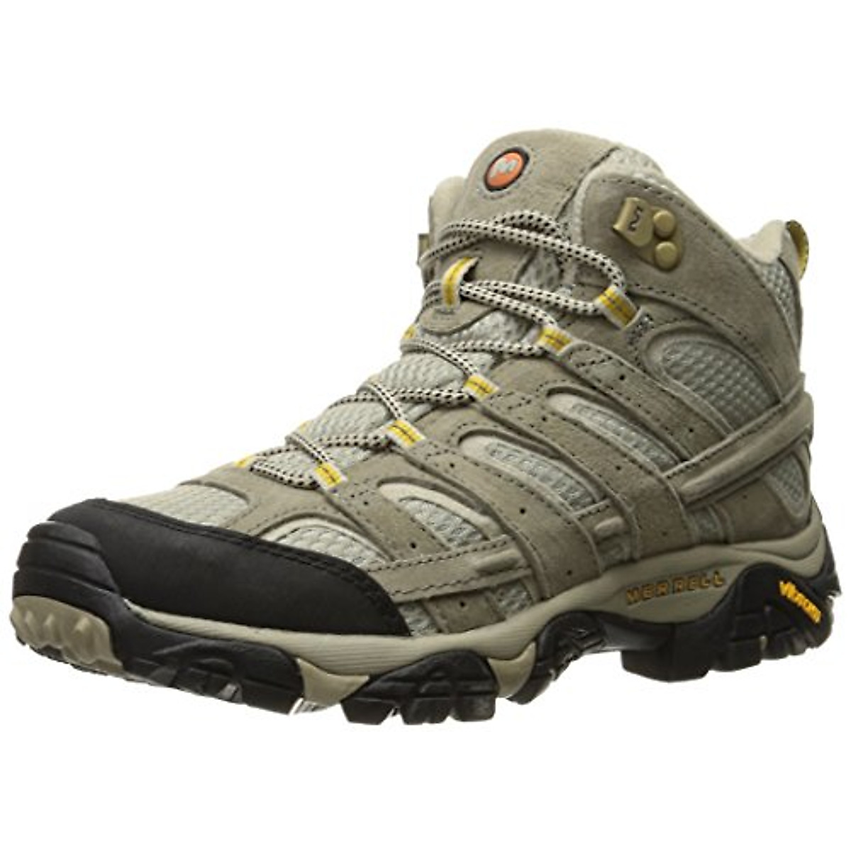 Merrell Women's Moab 2 Vent Mid Hiking Boot, Taupe, 8 W US