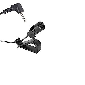 for Car Radio Navigation External 3.5mm Microphone Mic Compatible for JVC Kenwood Sony Jensen Alpine Car Stereo CD DVD Player