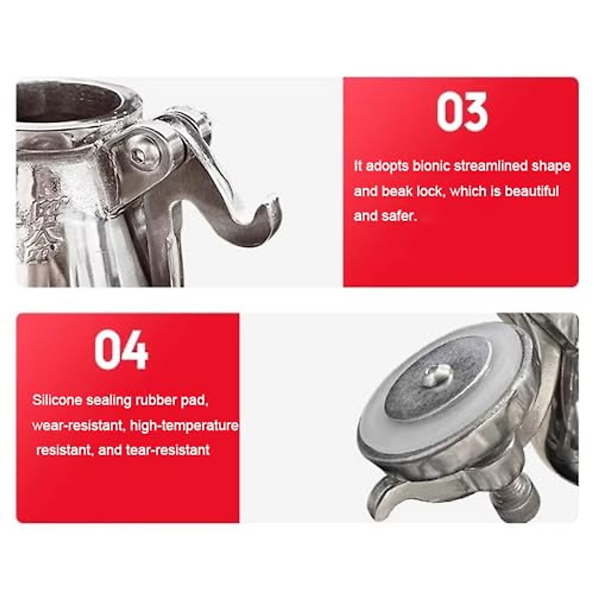 Hot Air Popcorn Machine, High Pressure Popcorn Maker, Chinese Stainless Steel Fire Heating Popcorn Popper,for Family Gathering Party Fun,268ml