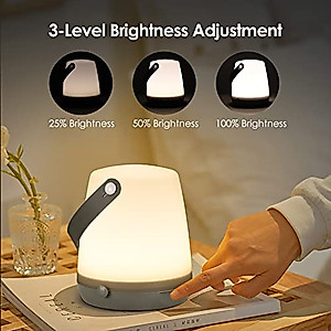 Pwysara LED Portable Lantern with USB Rechargeable Batteries, RGB Colour Changing with Dimmable Function, Suitable for Indoor and Outdoor Use