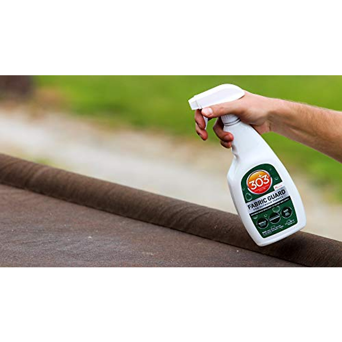 303 Fabric Guard - Restores Water and Stain Repellency To Factory New Levels, Simple and Easy To Use, Manufacturer Recommended, Safe For All Fabrics, 32oz (30606CSR) Packaging May Vary