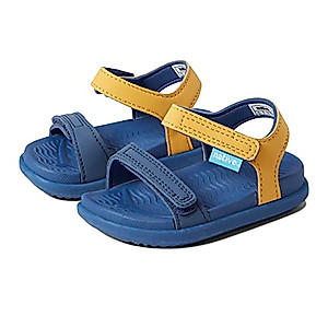 Native Shoes Baby Boy's Charley Sugarlite Block (Toddler) Wheat Frontier/Frontier Blue 10 Toddler M