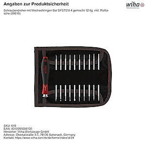 Wiha 269EB11 System 4 Combi- Screwdriver Set 11 Piece