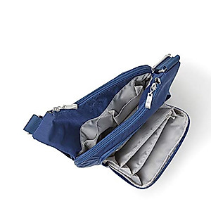 Baggallini unisex adult Criss Cross Travel Crossbody Handbags, Pacific, One Size US