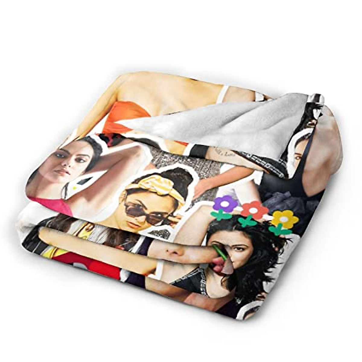 Blanket Camila Mendes Soft and Comfortable Warm Fleece Blanket for Sofa, Office Bed car Camp Couch Cozy Plush Throw Blankets Beach Blankets