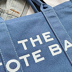 Canvas Tote Bags For Women Handbag Tote Purse With Zipper Canvas Crossbody Bag For Office, Travel, Shopping