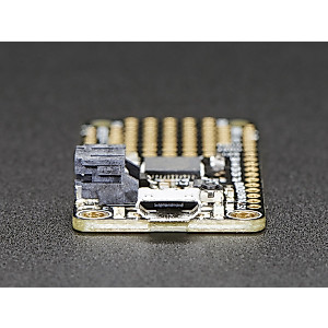 Adafruit Feather 32u4 Basic Proto - Single Board Computer with USB, I2C - Assembled Board, Headers Included