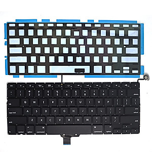 Padarsey Backlight Backlit Keyboard with 80 PCE Screws for MacBook Pro Unibody 13.3" A1278 2008-2015 Year W/Screws US Layout