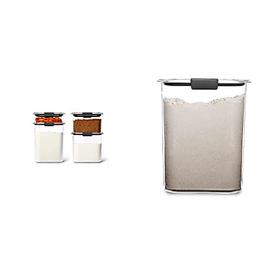 Rubbermaid Brilliance Food Storage Containers with Lids, Set of 3