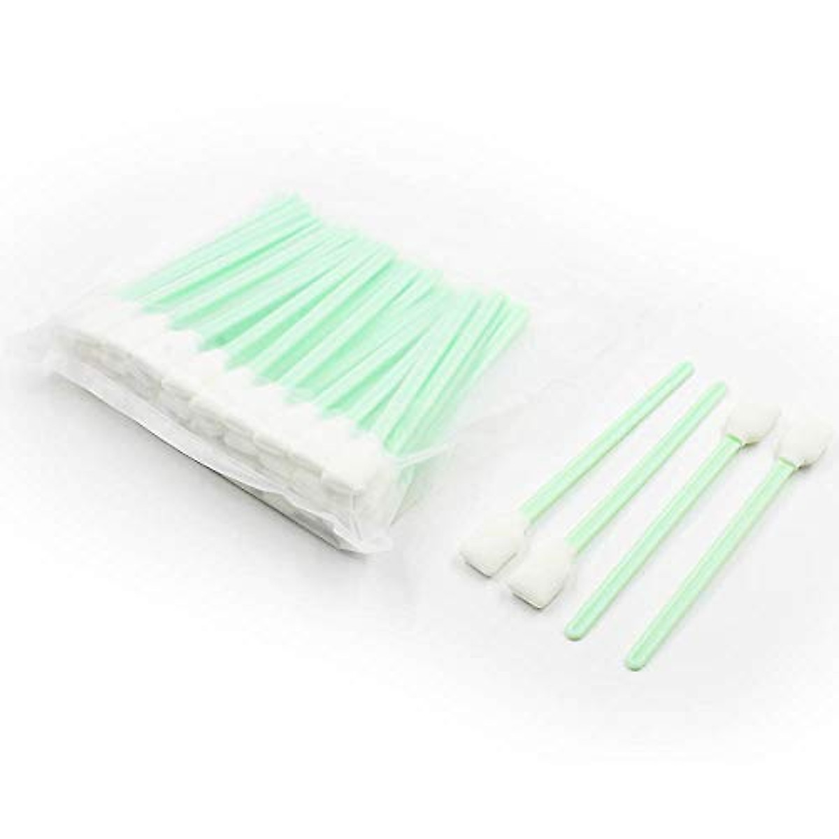 Hotwin 200 pcs Square Rectangle Foam Solvent Cleaning Swabs Sticks for Large Format Roland Mimaki Mutoh Printers