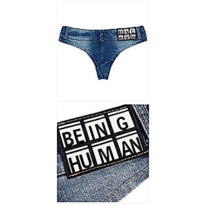 Faringoto Mini Shorts Denim Low Waist Sex Jeans Hot Pants for Women Girls