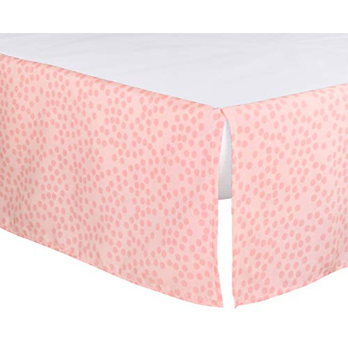 The Peanutshell Aflutter Crib Bedding Set for Baby Girls - 3 Piece Floral Nursery Set - Baby Blanket, Crib Sheet, Crib Skirt