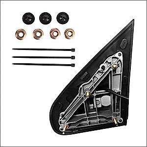 Perfit Zone Towing Mirrors Replacement Fit for 2014-2018 SILVERADO SIERRA, POWER HEATED, W/O SIGNAL,BLACK (PAIR SET)