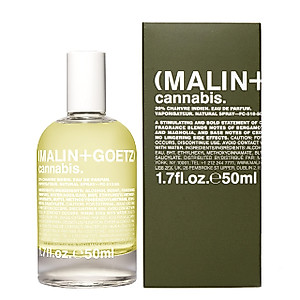 Malin + Goetz Cannabis Eau de Parfum, 1.7 Fl. Oz. – Men & Women's Perfume, Rich & Earthy Fragrance, Scented Perfume, Lingering Smoky Scent, Vegan & Cruelty Free