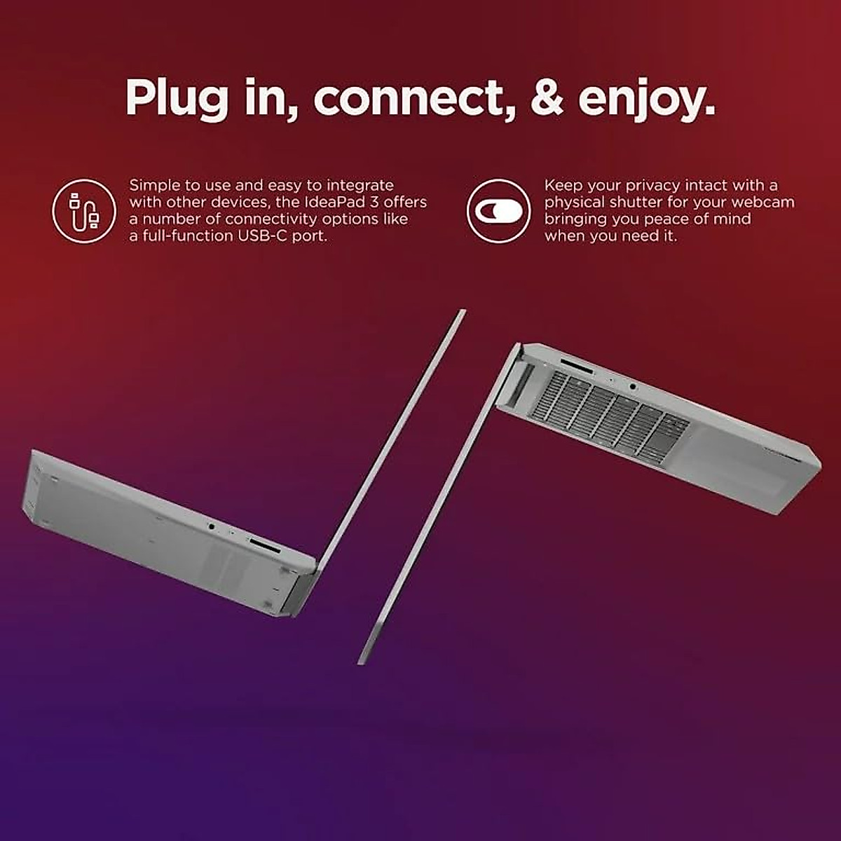 Lenovo 2023 IdeaPad 3i Business and Student Essential 14'' FHD Laptop, 12GB RAM, 512GB NVMe SSD, Intel Core i3 Processor (Up to 4.10 GHz), HDMI, Win11S, Gray, Z&O Accessories