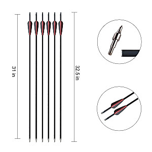Monsour Archery Takedown Recurve Bow and Arrow Set Left/Rght Hand Longbow Kit Beginner Outdoor Hunting Shooting Practice 20lb 30lb 40lb (Black 40lb)