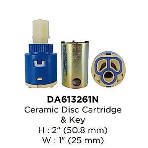 Gerber Plumbing Ceramic Disc Cartridge and Key for Faucets