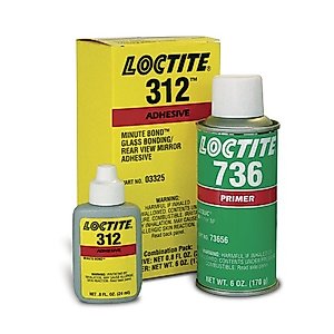 Loctite 03325-5PK Rearview Mirror Adhesive Kit - 24 ml, (Pack of 5)