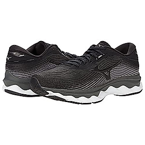 Mizuno Men's Wave Sky 5 Running Shoe, Black, 10.5