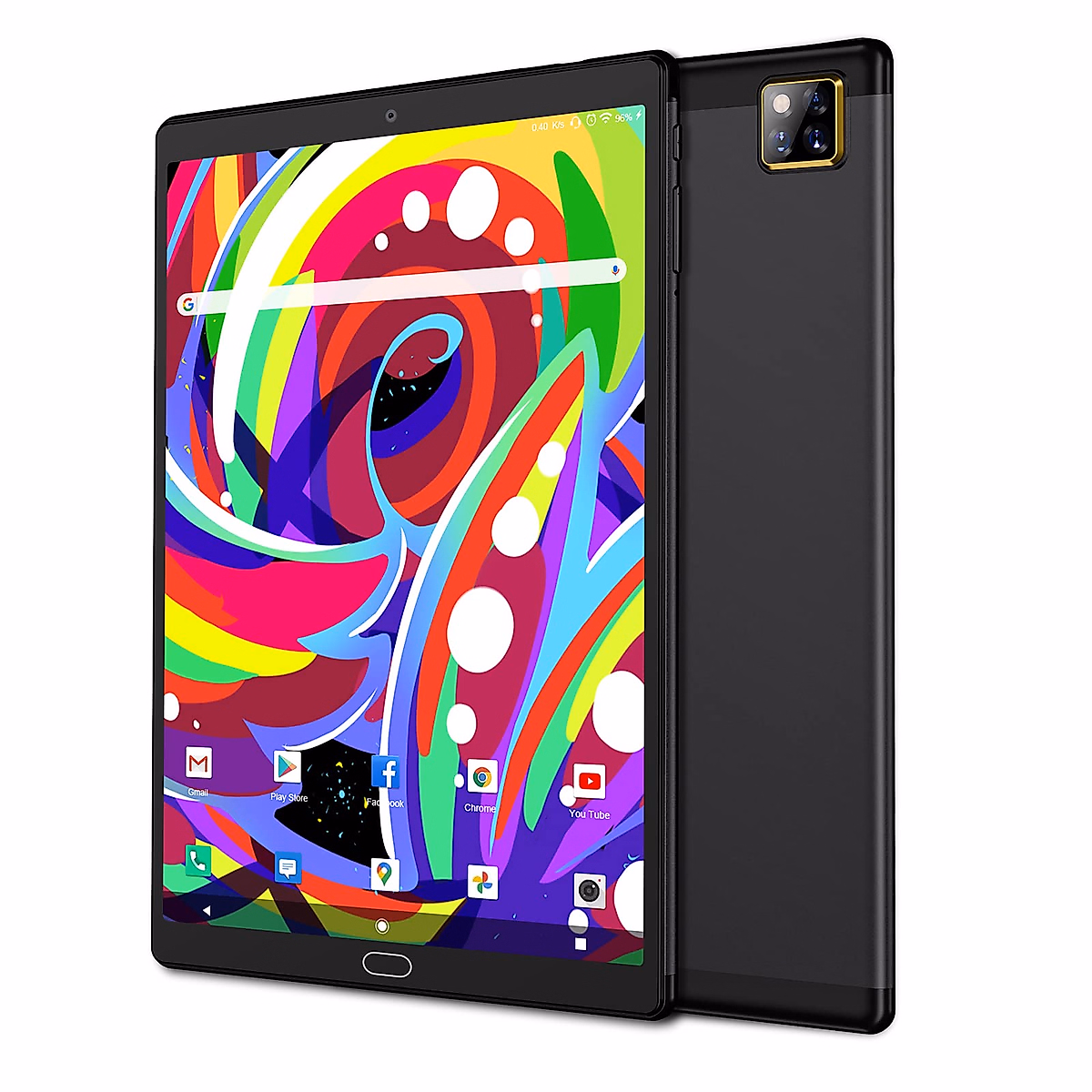 Tablet 10 inch, Android 11.0 GMS Tablets with 4GB RAM 64GB Storage, 128GB Expandable, Quad Core, 10" 1280x800 IPS HD Screen, 6000mAh Battery, 13 MP Camera Support 5.0 Bluetooth, GPS, Dual Wifi 5G＆2.4G