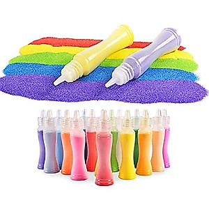 Mistari Peel and Sand Art Kits Sheets for Kids with 27 Sheets Sand Art Painting Cards and 2 Pcs Scratch Sticks Crafts (18 Colors+27 Sheets)