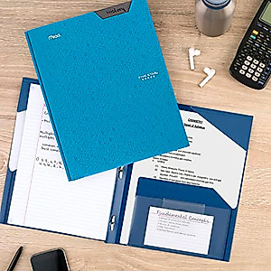 Five Star 2 Pocket Folder, 4 Pack, Plastic Folders with Stay-Put Tabs and Prong Fasteners, Holds 8-1/2” x 11" Paper, Writable Label, Assorted Colors (38064)