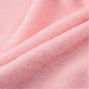 FOMAISELF 1 PC Pink Cat Baby Plush Animal Security Blanket for Baby, Kids Soft Blanket Stuffed Animal, Lovely Animal Blanket for Boys and Girls Gift (11.8x11.8)