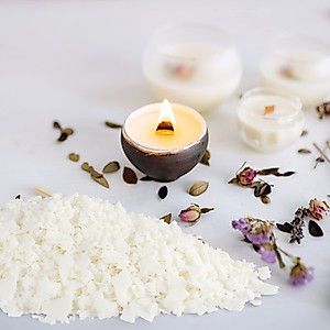 Grcdoyvl Pure Soy Wax Flakes,DIY Soft Candle,Natural Soy Wax for Candle Making 10 lb Bag