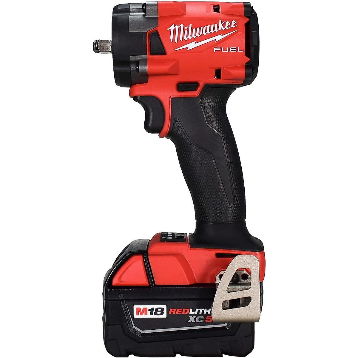 Milwaukee 2991-22 M18 FUEL Brushless Lithium-Ion 4-1/2 in. / 5 in. Grinder and 3/8 in. Impact Wrench Combo Kit w/ 2 Batteries (5 Ah)