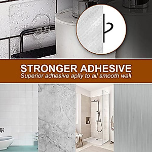 HNRLOY Shower Caddy Organizer,4Pack Bathroom Shower Shelf Rack for Wall Mount Bath Shower Storage with 2 Soap Dish Holder,Self Adhesive Stainless Steel Black Shower Shelves Accessories