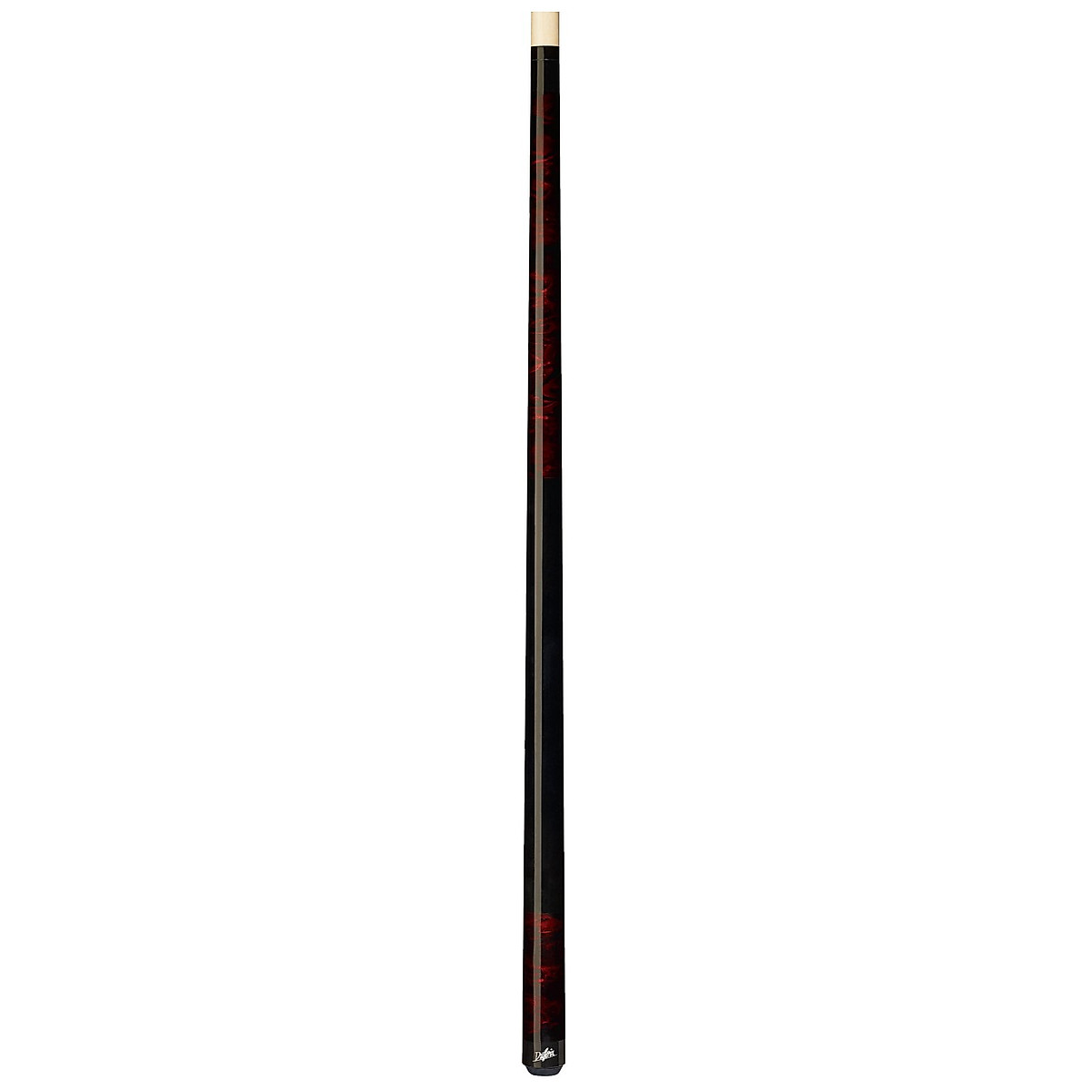 Dufferin Red Dream and Jet Black Marbled Pool Cue, 21-Ounce