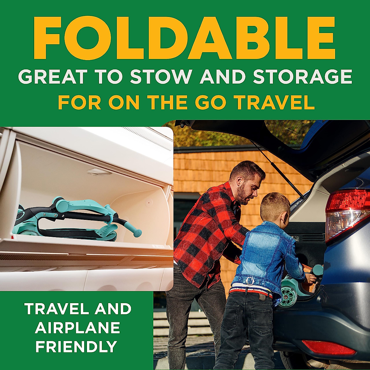 Kids Scooter – Foldable Seat – LED Wheel Lights Illuminate When Rolling – Children and Toddler 3 Wheel Kick Scooter – Adjustable Handlebar – Indoor and Outdoor- Pink - by Lifemaster