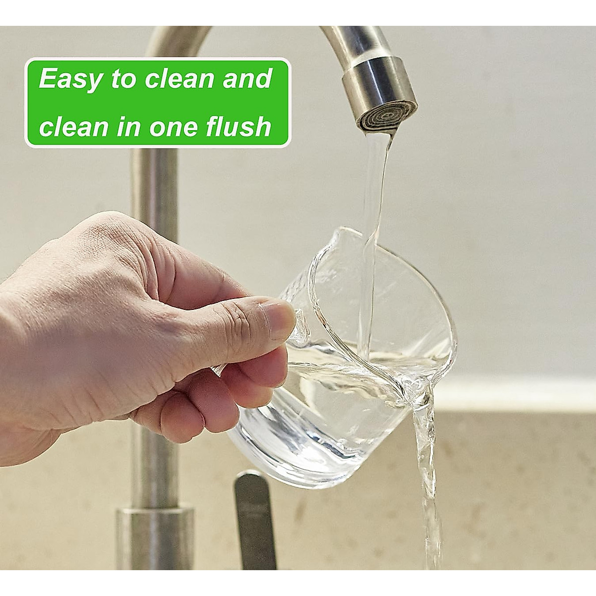 Espresso Cups Set of 2, 4 OZ Double Spouts Cups, Espresso Shot Glasses, Milk Cup with Handle, Clear Glass, Espresso Accessories for Espresso Machine