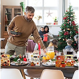 Habbiful 12 PCS Orange Thanksgiving Treat Boxes Fall Maple Leaf Gift Boxes for Goodies Cupcake Autumn Harvest Pumpkin Candy Gift Wrap for Fall Thanksgiving Party Decoration