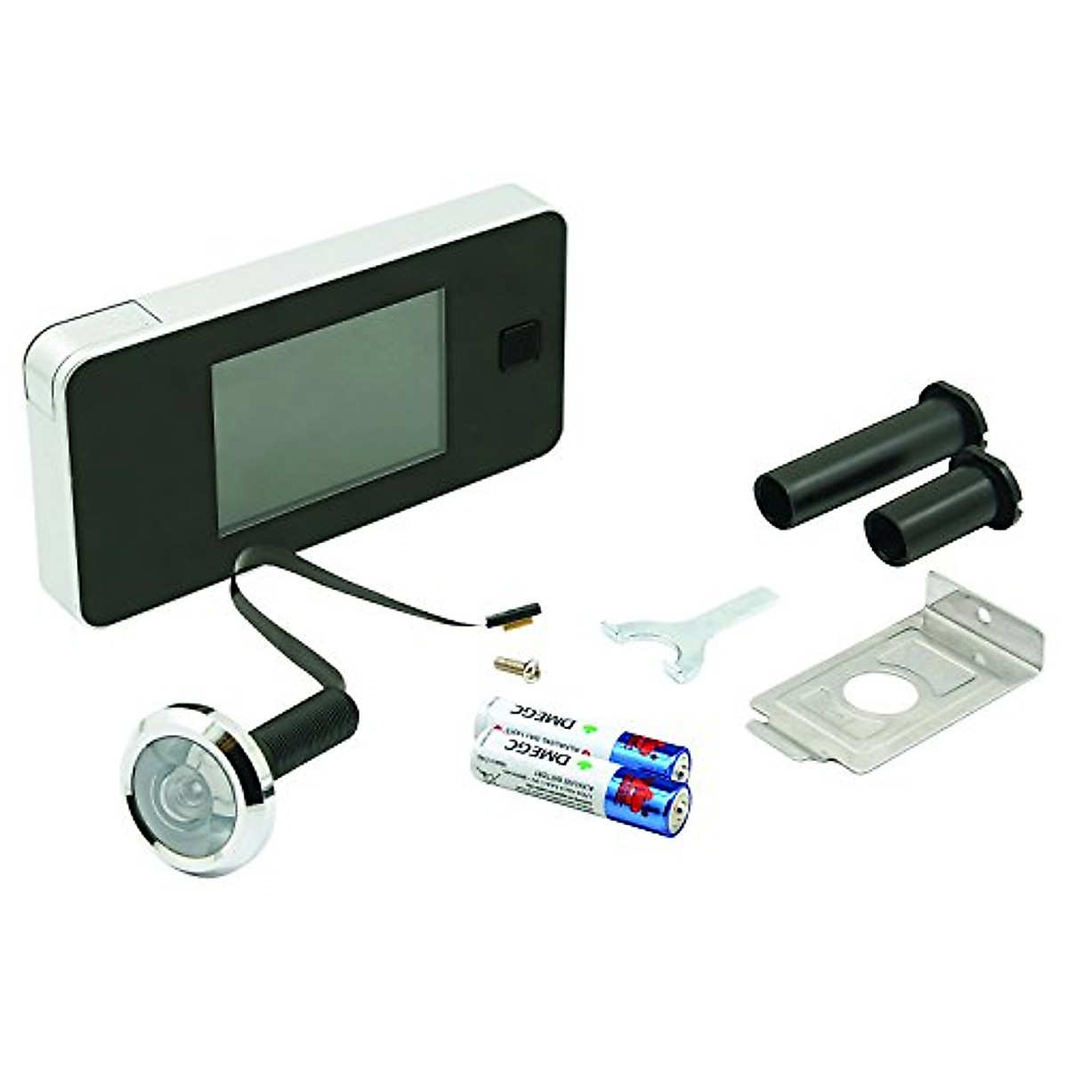 Prime-Line U 11187R Digital Door Viewer, Black