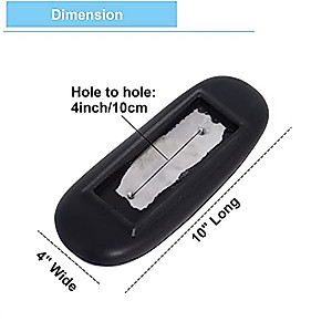 Podoy Office Chair Arm Rest Replacement Pad 10" 4" Part Armrest Cover #1043 for Office Desk Parts (Pack of 2)