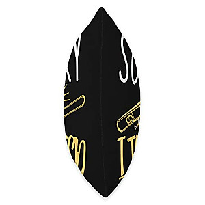 Trombonist Gifts Trombone Music Funny Jazz Music Trombonist Gift Sorry I Tooted Trombone Throw Pillow, 16x16, Multicolor