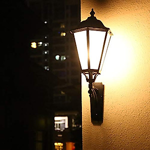 WSSBK Garden Lights - Outdoor Waterproof Wall Lights Outdoor Courtyard Balcony Home Garden Simple Villa Doors Corridor Aisle Lights