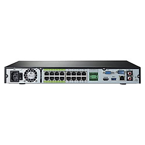 Lorex N4K3SD-1612WD-1 4K Smart Deterrence 16 Channel Surveillance System w/ N863A63B 4K 3TB Fusion NVR and 12 E892DD 4K Smart Deterrence Dome Cameras