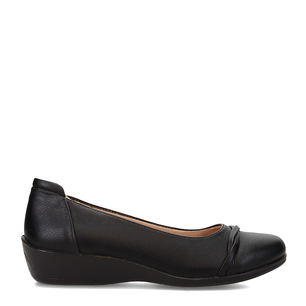 LifeStride Womens Impact Loafer, Black, 8.5 Wide US