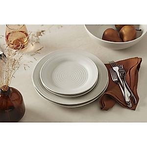 Oneida 895944 Ridge White Mugs, Set Of 4