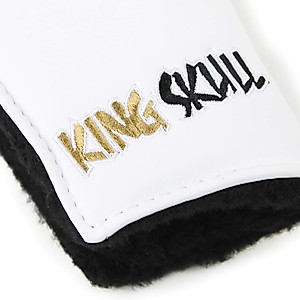 CNC GOLF King Skull Black & White Putter Cover Headcover for Scotty Cameron Taylormade Odyssey Blade