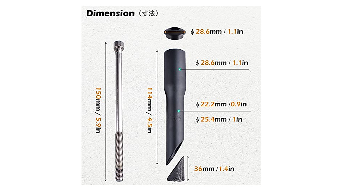 TRIWONDER Quill Stem Adapter for Enhanced Bike Comfort