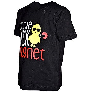 Chick Magnet Boys Easter Shirt for Boys Casual Toddler Shirt Funny T-Shirt Kids Easter Outfit (3t, Black)