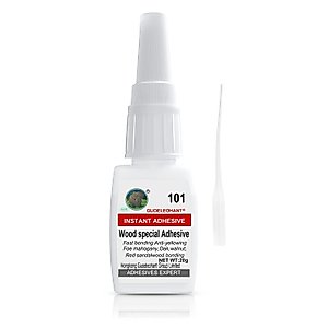 Weglau Wood Glue, Wood Adhesive,Instantly Strong Adhesive,Suitable for Wood, Oak, Wooden Craft, Wooden Product, Wood Edge,Paper, etc. - 20g