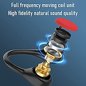 Bluetooth Conduction Headphones Open Ear Headphones Bluetooth 5.1 Sports Wireless Earphones with Built-in Mic,IPX5 Sweat Resistant Headset for Running,Cycling,Hiking,etc