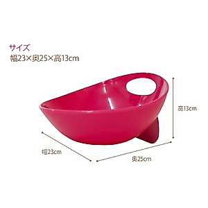 Petmate 23565 5-Cup Studio Scoop Dog Dish, Large, Hibiscus